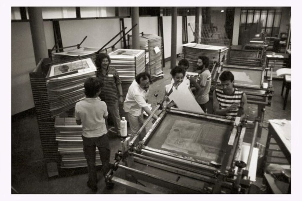 Memoria: El Taller de serigrafía 'René Portocarrero' en los años 80s ...